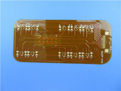 China Double Sided Flexible Printed Circuit (FPC) Built on 2oz Polyimide With Gold Plated for Analog Controller for sale