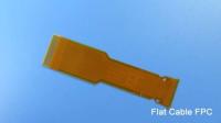 China Flat PFC Strip Single Sided Flexible Printed Circuit With Immersion Gold For Contact Belt for sale