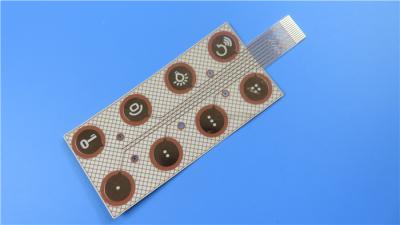 China 0.06mm PET Transparent Flexible PCB Immersion Gold Surface Finish for sale