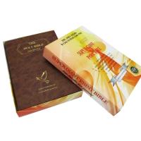 China Custom Bible Printing Service 210x285mm Hardcover Eco-Friendly Bible Paper for sale