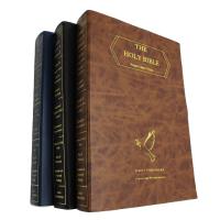 China Custom Large Size Hardcover Bible Book Printing Hebrew English Spanish 28gsm Bible Paper for sale