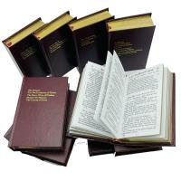 China Custom Mini Bible and Book Printing Hardcover 28gsm Bible Paper Gold Foil for sale