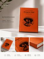 China custom high quality hardcover book printing-cloth or fabric material for sale