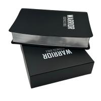 China custom edge-line binding bible printing-black PU leather，4C printing for sale