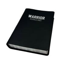 China custom edge-line binding bible printing-black PU leather，4C printing for sale