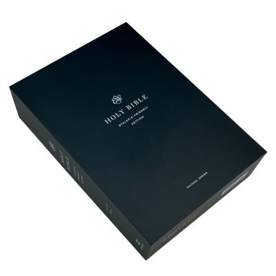 China hardcover bible with box，with 10 color overlays for sale