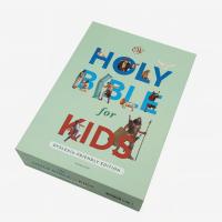 China Black White Hardcover Bible for Kids Full Color Cover Durable Binding Large Size 28gsm Bible Paper for sale