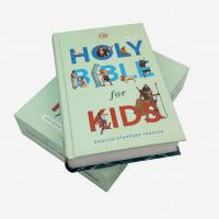 China Black White Hardcover Bible for Kids Full Color Cover Durable Binding Large Size 28gsm Bible Paper for sale