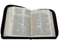 China Mini Hardcover Bible with Zipper Binding Pocket Size 28gsm Bible Paper for sale