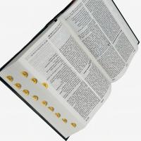 China custom one color printing hardcover bible with index/thumb for sale