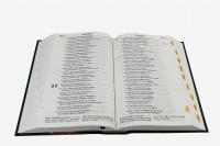 China custom one color printing hardcover bible with index/thumb for sale