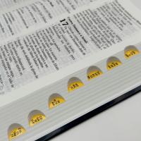 China custom hardcover bible printing with thumb index for sale