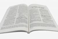 China Custom Hardcover Bible Printing 1+1C Eco-Friendly Bible Paper 28gsm for sale