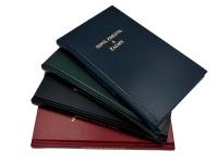 China Black and White Hardcover Bible Printing with Leatherette Paper 28gsm Custom Size for sale