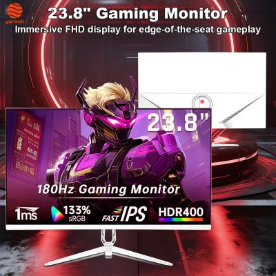 China 1080P 23.8 Inch 180Hz Gaming Monitor IPS Panel 99% SRGB With Immersive Narrow Bezels for sale
