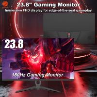 China QHD UHD Resolution 23.8 Inch Gaming Monitor IPS Panel 180Hz 99% SRGB Black Color 2560x1440P for sale