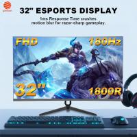 China 32 Inch QHD Resolution Gaming Monitor 99% SRGB Ultrawide 180Hz Computer Monitor for sale