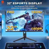 China Fast Response Time 1800R Gaming Monitor QHD Resolution Computer Monitor 32 Inch for sale