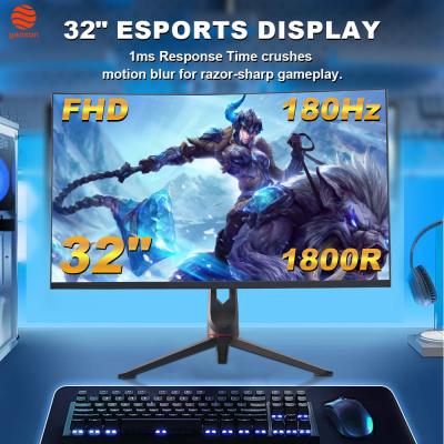 China Fast Response Time 1800R Gaming Monitor QHD Resolution Computer Monitor 32 Inch for sale