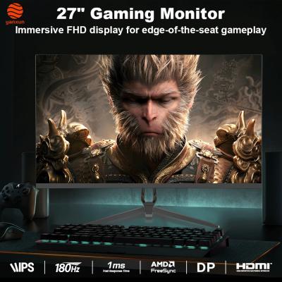 China UHD 4K IPS Panel 180Hz 27 Inch Gaming Monitor with Fixed Bracket Customized Size for sale