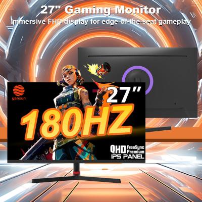 China UHD Resolution 27 Inch Gaming Monitor 4K IPS Panel 144Hz PC Monitor With Fixed Bracket for sale