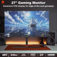 China 27-Inch Widescreen Gaming Monitor: 2560x1440 2K IPS Panel (178° Wide Viewing Angles), 240Hz High Refresh Rate with Motion Blur Reduction (Smooth Visuals for Fast-Paced Games) for sale