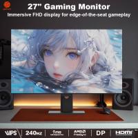 China 27-Inch Widescreen Gaming Monitor: 2560x1440 2K IPS Panel (178° Wide Viewing Angles), 240Hz High Refresh Rate with Motion Blur Reduction (Smooth Visuals for Fast-Paced Games) for sale