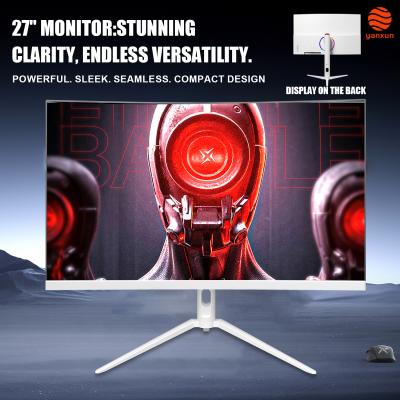 China 27-Inch White Curved 1K (1920x1080) 180Hz IPS Gaming Monitor - 5ms GTG, 99% sRGB, FreeSync Compatible & Eye Care Mode for sale