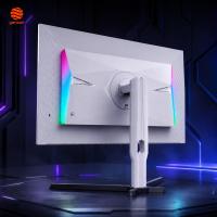 China White OLED Gaming Monitor for Esports Rooms and Gaming Desktops, Built with an Ultra-Slim OLED Panel, RGB Rear Lighting, White Housing and Adjustable Stand for PC Gaming Setups for sale