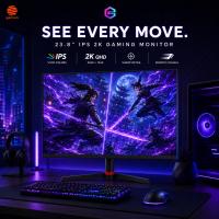 China 23.8-inch IPS 2K QHD Gaming Monitor, 2560×1440 Quad HD Resolution 165Hz High Refresh Rate 1ms MPRT Ultra-Fast Response Gaming Display for Smooth Competitive Gameplay, Featuring Vivid IPS Panel for sale