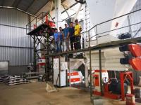 China 3-5T/H Chicken Feed Pellet Production Line 2-4mm Livestock Feed Pellet Mill for sale