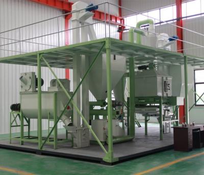 China Animal Poultry Feed Pellet Production Line 6mm Processing Plant for sale