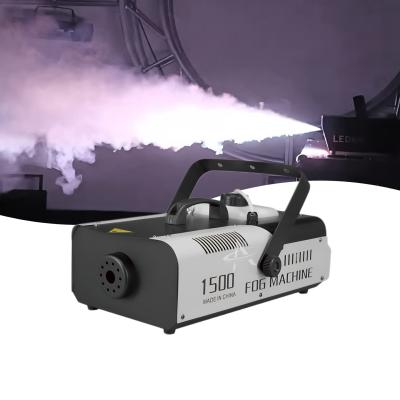 China 1500W RGBW Smoke Machine Stage Remote Control LED IP33 Waterproof Small Portable Sprayer Outdoor High-Power Seven-color DMX512 for sale