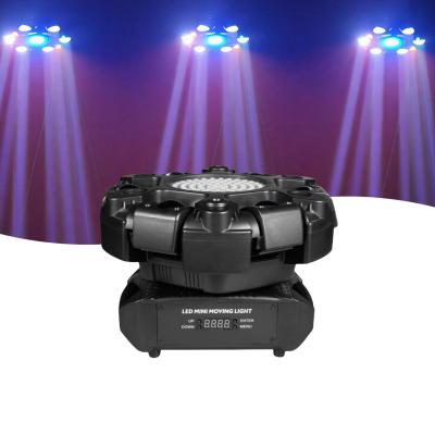 China New Shadow Shaking Head Light Six-Arm Bee Eye Beam LED Moving Lights for Karaoke Room Disco Wedding Party Bar Stage Atmosphere for sale