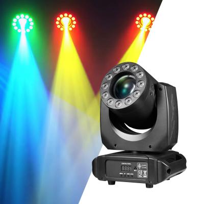 China 120W LED Moving Head Stage Light with RGBW Dyeing Pattern & Warm White Lamp Aluminum Body for Disco Nightclub for sale