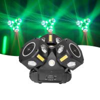 China Wholesale Three Heads Beam Laser Strobe Lighting 12*10W RGBW Moving Head Light Stage Lights for Discos Party Night Club for sale