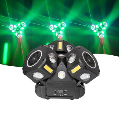 China Wholesale Three Heads Beam Laser Strobe Lighting 12*10W RGBW Moving Head Light Stage Lights for Discos Party Night Club for sale