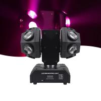 China New Design 12pcs 10w 4in1 Rgbw Double Arm Beam Light Led Beam Moving Head Disco Club Lights for Dj Stage Equipment for sale