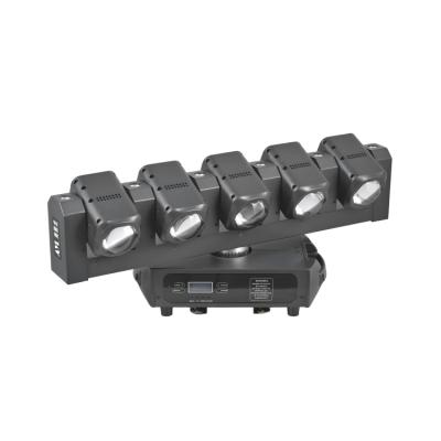 China 2in1 Five-Eye Infinite Stage RGBW LED Moving Wash Lights KTV Bar Wedding Performance Atmosphere Light Flash DMX512 Control Mode for sale