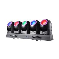 China AT500K 5x80W 4in1 LED Moving Head Stage Light with Unlimited Rotation 5 Heads Performance DMX Control Emitted Color RGBW for sale