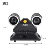 China LED Head Lights for Double-Headed DMX512 Control for Concerts Nightclubs Stage,Halloween Haunted House Stage Shows for sale