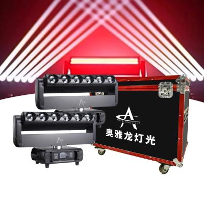 China YT06XY Dual-Sided 6x60W Full Color 4in1 96pcs 7070 LED Beads Matrix Light DMX Wash Moving Head Strobe Lights for Disco DJ Events for sale