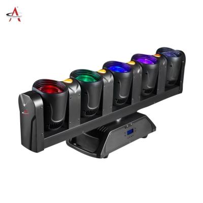 China L580 5*80W DMX512 RGBW Moving Head Light Tornado Beam Bar Wedding KTV Swing Beam Lamp Fashion Shows for sale