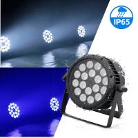 China L18IP Wholesale 18pcs  High Brightness 4in1 LED Beads Par Light Stage Lighting Equipment Emitting Color Dmx512 Led Stage Light for sale