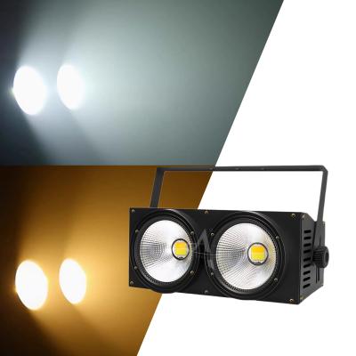 China B02 High Brightness 200w LED 2 Eyes Blinder Cob Warm Cool White Par Cans Lights for Live House Wedding Stage Event Show Concert for sale