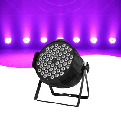China L54B 54x3w RGBW LED Par Stage Lights Sound Activated DMX Control DJ Par Wash Lights for Wedding Party Disco KTV Wedding Club for sale