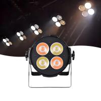 China L401 High Quality Led Cob Four Eyes Warm White Surface Light 200w Wedding DMX DJ Club Stage Lights Par Light for sale