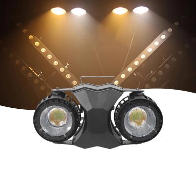 China BD02F Waterproof 2x100w Two-Eye Rétro Blinder Audience Lights Led Stage Blinders Surface Par Light Auto Show Fill Light COB for sale