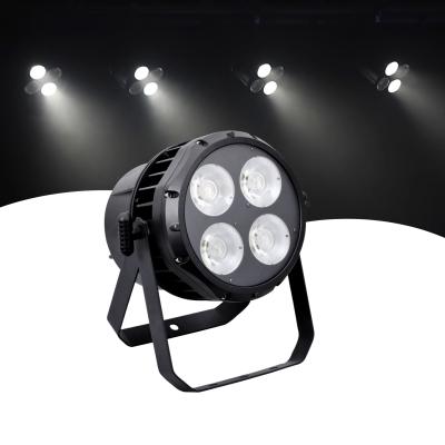 China L401F Outdoor 200W Led Par Lights Waterproof 4 Eyes Cob Surface Light4x50W 200W Warm White Cob Led Par Can Flat Par Lights IP65 for sale