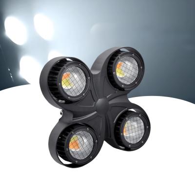 China BD04F Outdoor 4x100W LED COB Audience Blinder Light IP65 Waterproof RGBW Warm White LED Outdoor Stage Lighting for sale